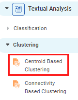 Centroid Based Clustering